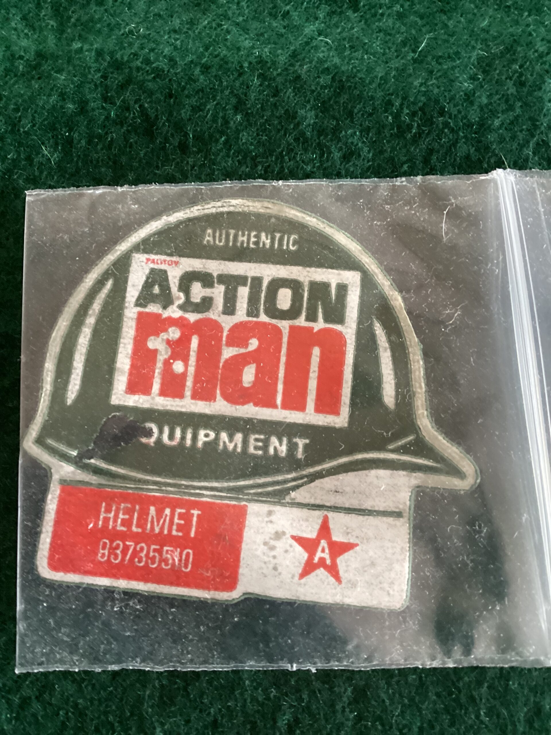 Action man Helmet star 1960s - Army Group 1944 Militaria